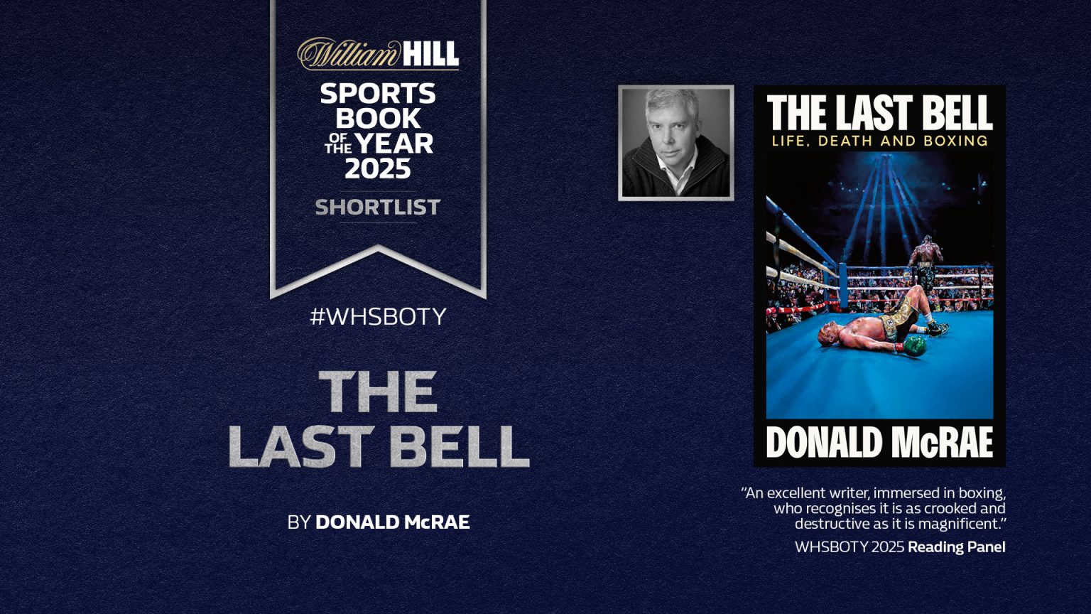 2025 Shortlist Interview: Donald McRae