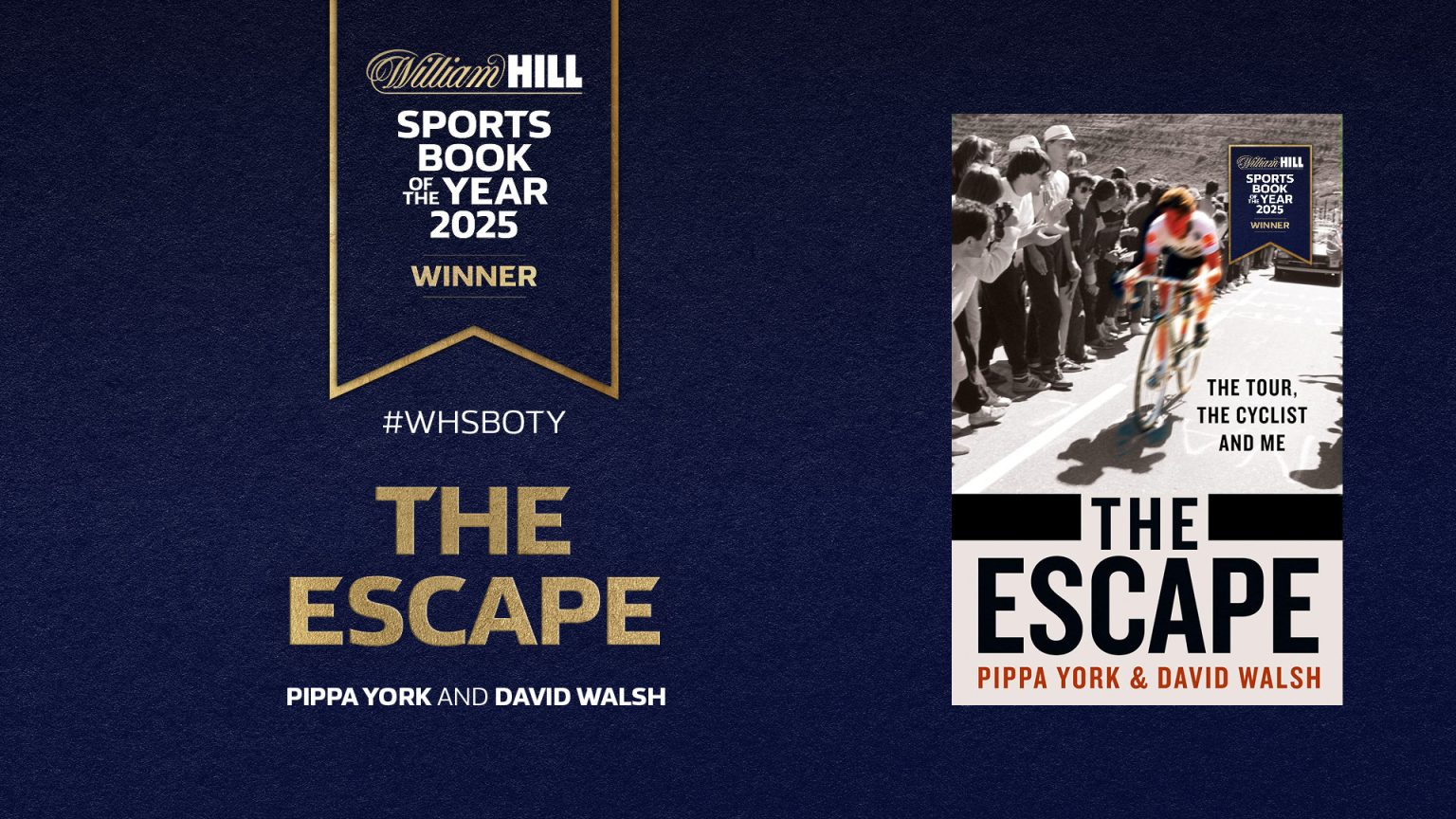 Pippa York and David Walsh win William Hill Sports Book of the Year ...